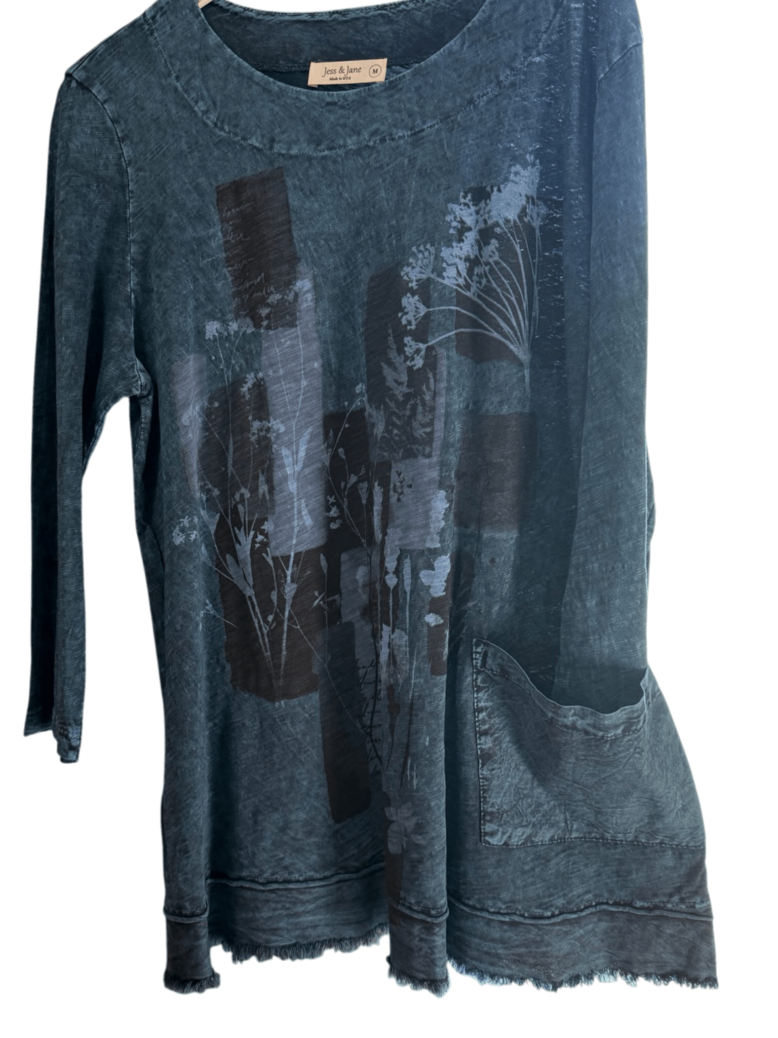 Fuchsia Floral Top | Mineral Washed Cotton | Jess & Jane